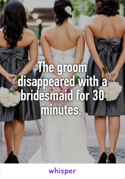30 Wedding Guests Confess How They Knew The Marriage Would Never Last