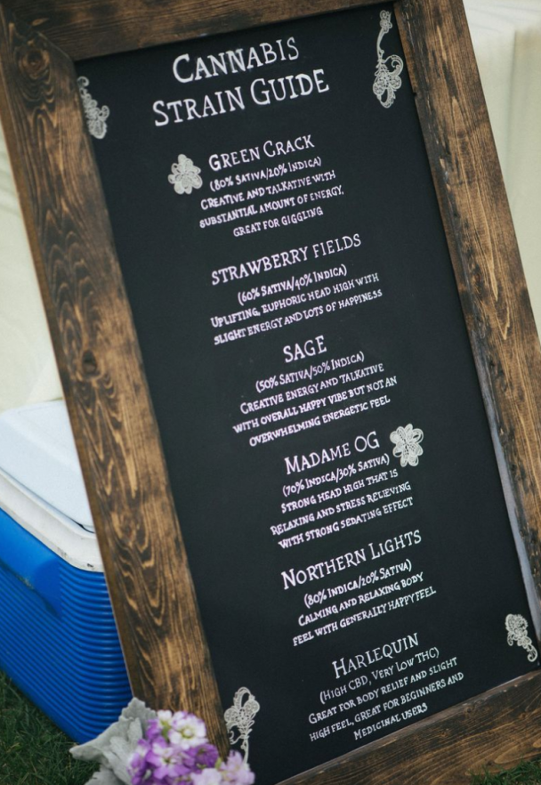 People Are Now Having 'Weed Bars' At Their Weddings & It Looks Lit