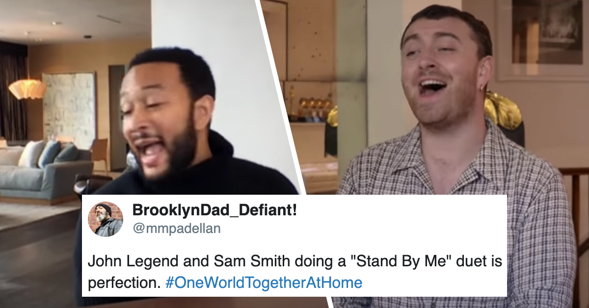 John Legend And Sam Smith Sung A “Stand By Me” Duet